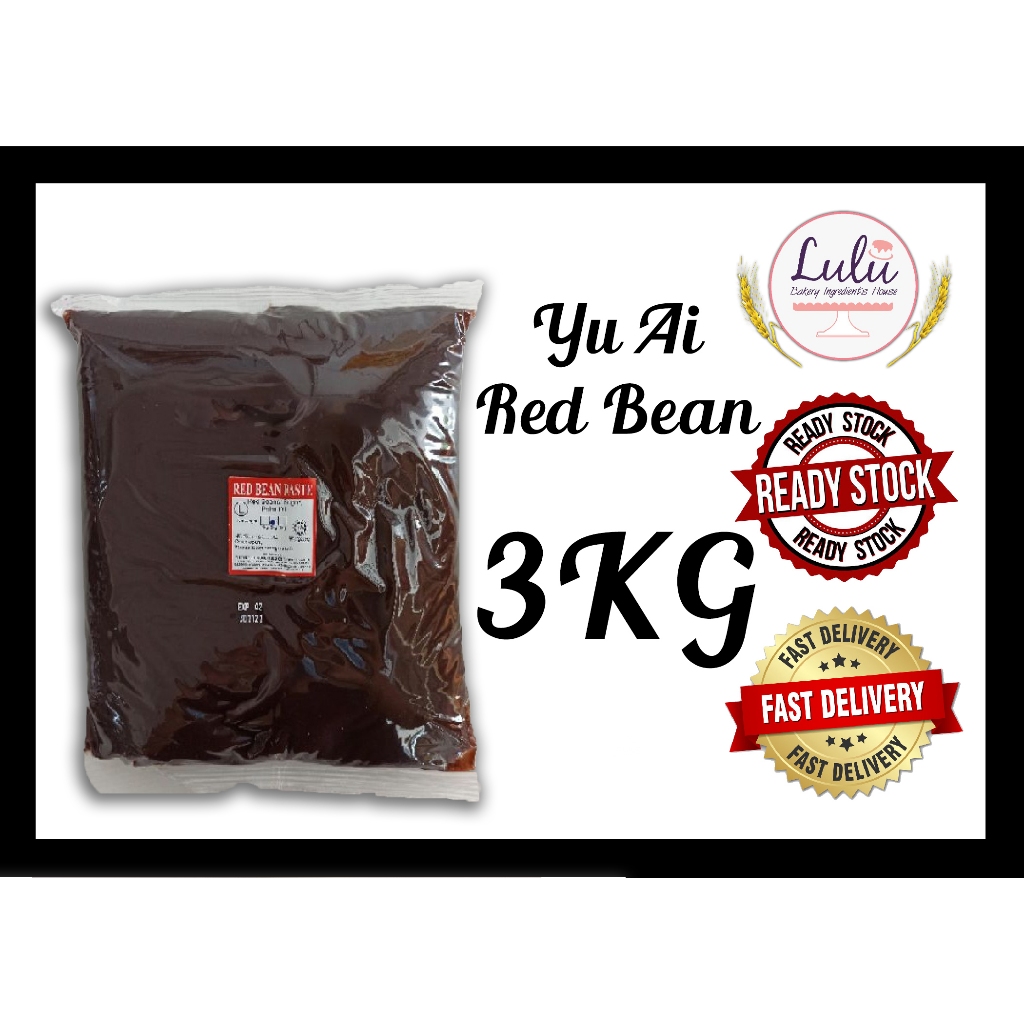 【Ready Stock】Yu Ai Red Bean Paste 3KG / Halal Certified Red Bean Paste Bun Filling | Shopee Malaysia