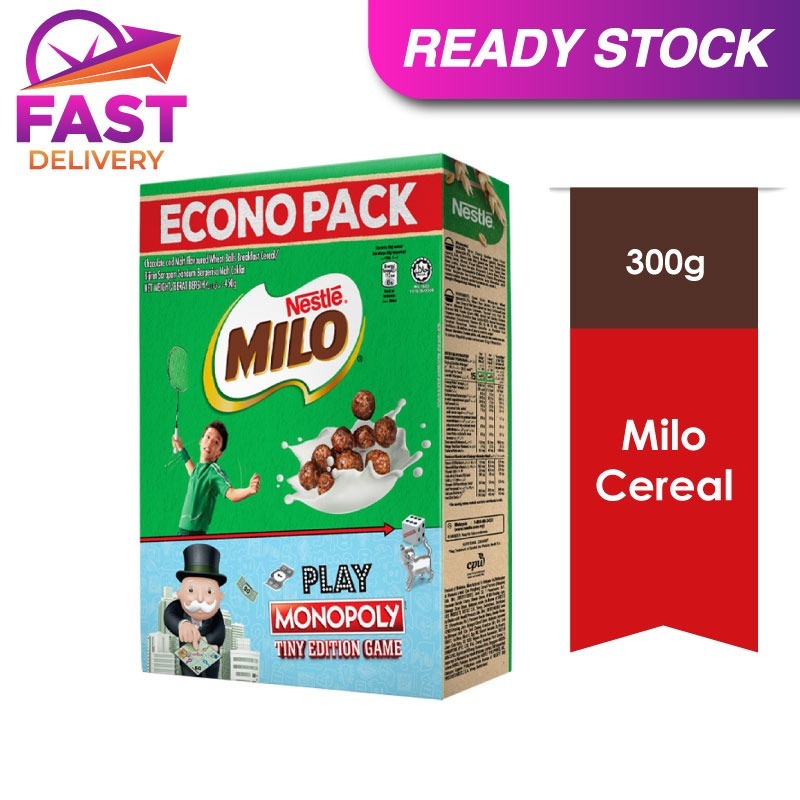 Nestle Milo Cereal Monopoly Edition (300g) | Shopee Malaysia