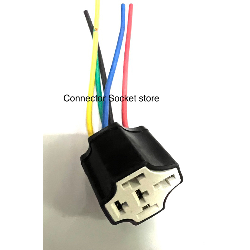 Relay Socket Ceramic 30A With Wire 5 PIN | Shopee Malaysia