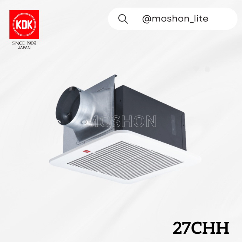 KDK 27CHH Ceiling Mount Ventilation Fan / Ceiling Exhaust Fan | Shopee ...
