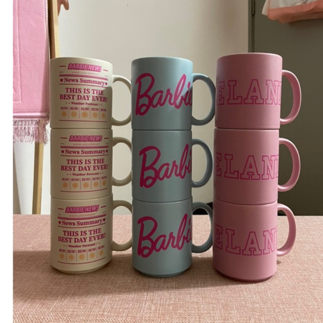 Readystock ️Barbie x Cotton On x Typo Mugs Cup Tumbler | Shopee Malaysia