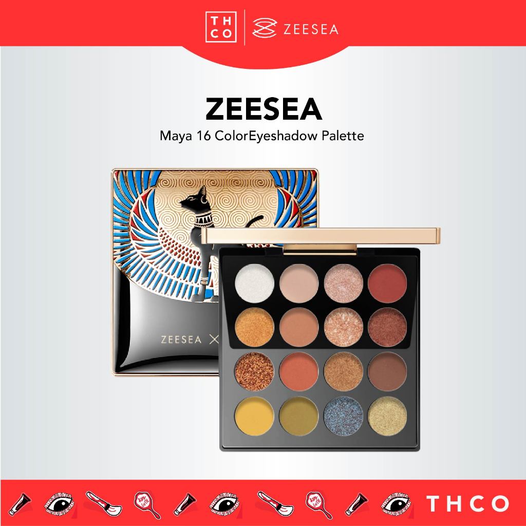 ZEESEA Maya 16 Color Eyeshadow Palette 滋色花火夜璨十六色眼影盘 | Shopee Malaysia