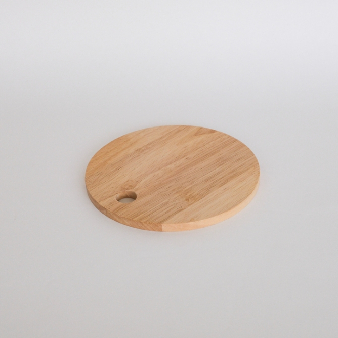 MUJI Rubber Wood Cutting Board (Circle) | Shopee Malaysia