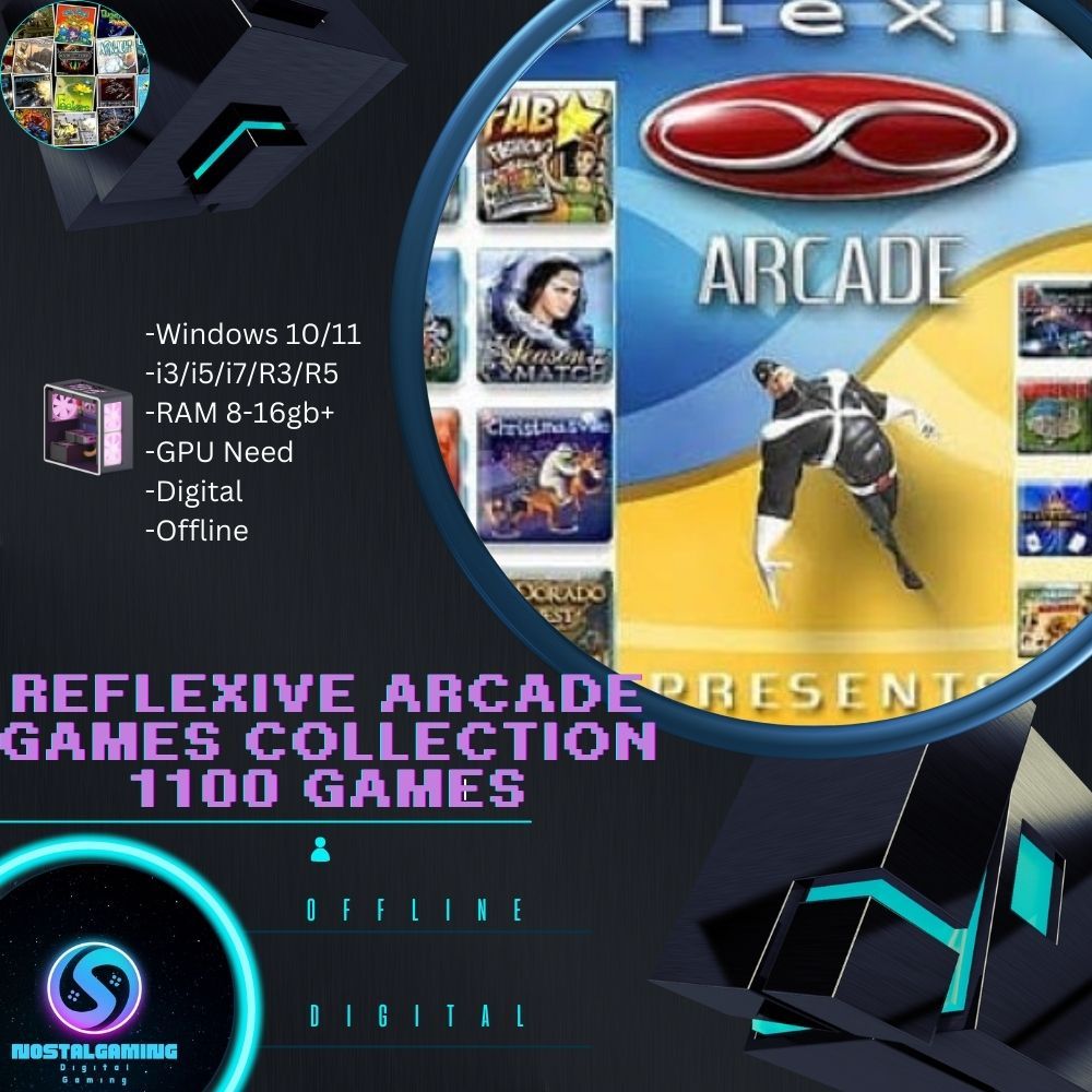 [Pc Game][Digital] REFLEXIVE ARCADE GAMES COLLECTION 1100 GAMES ...