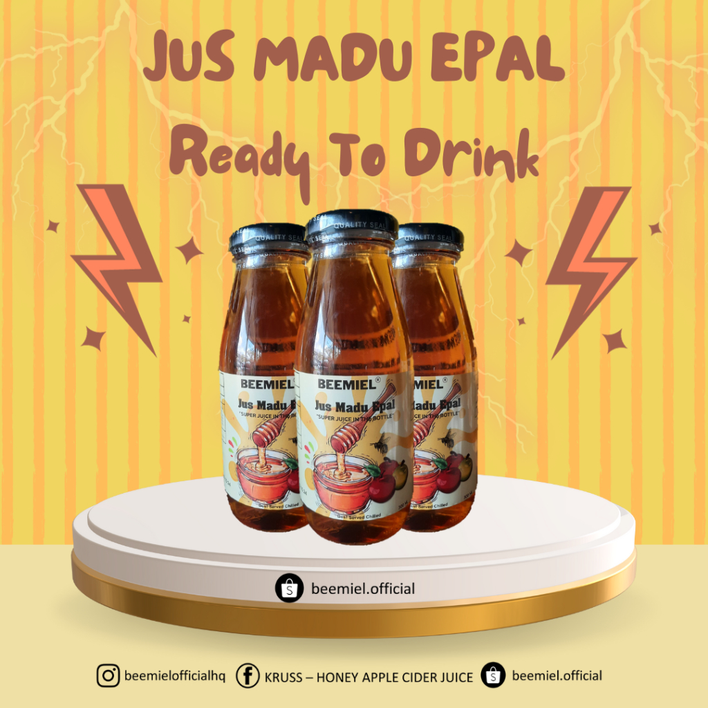 BEEMIEL Ready To Drink Jus Madu Epal (12 x 300ml) | Shopee Malaysia