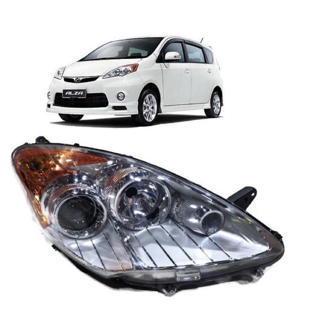 PERODUA ALZA 2009-2013 HEAD LAMP / LAMPU DEPAN (1ST MODEL) | Shopee ...