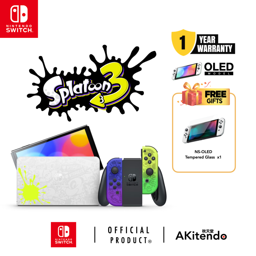 Nintendo Switch OLED Splatoon 3 Edition Maxsoft Set | Shopee Malaysia