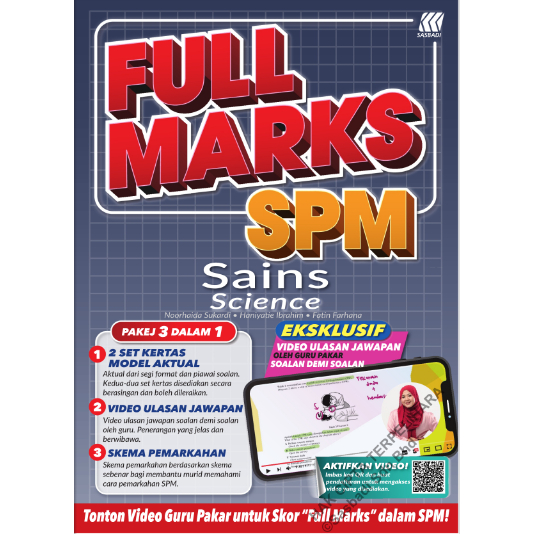 [PMBOOK] SASBADI Full Marks SPM Edisi 2023 - Exam Paper - Kertas Model ...