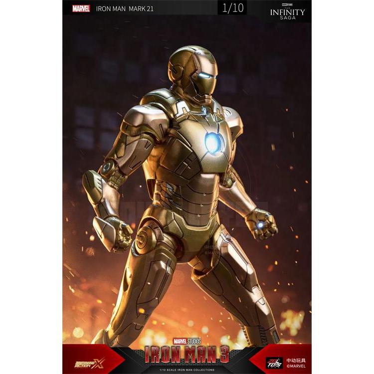 ZD Toys Iron Man Mark 21 MK21 MIDAS XXI Action Figure | Shopee Malaysia