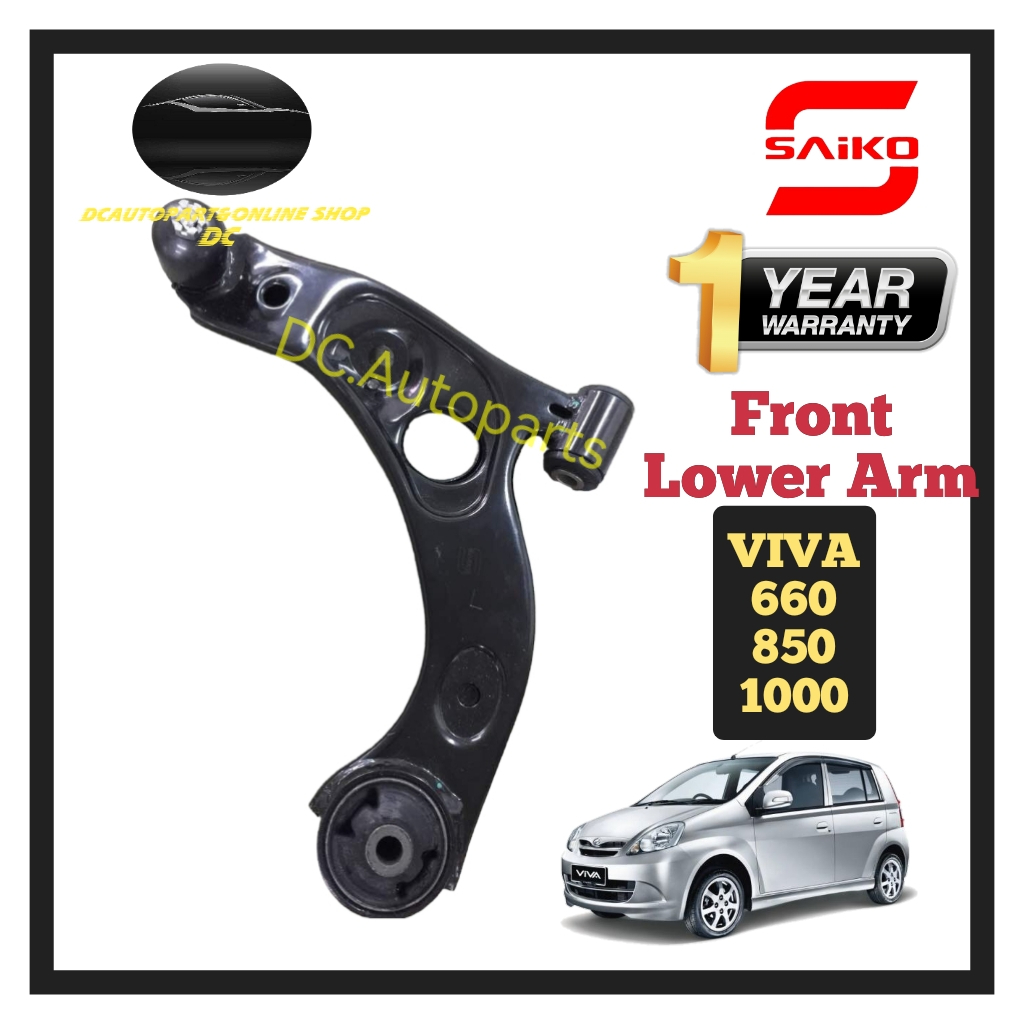 (WARRANTY 1YEAR) SAIKO CONTROL LOWER ARM PERODUA VIVA 660 850 1.0CC ...