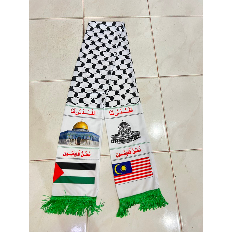 Mafla Palestin BORONG MURAH Selendang Palestine READY STOCK Harga Kain ...