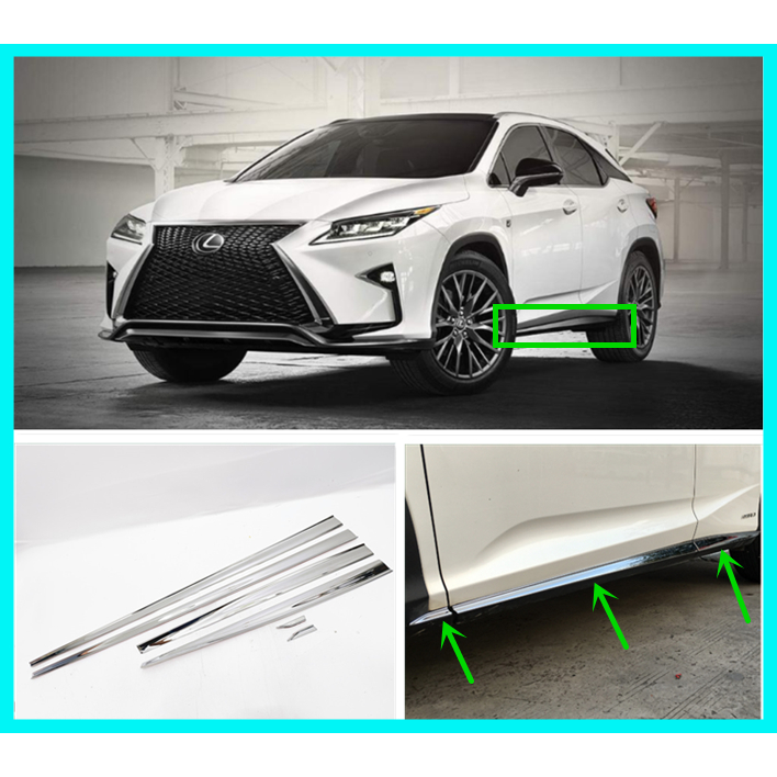 Lexus RX200T/RX300/RX350/RX450H 2016 -2022 Body Side Door Molding Trim ...