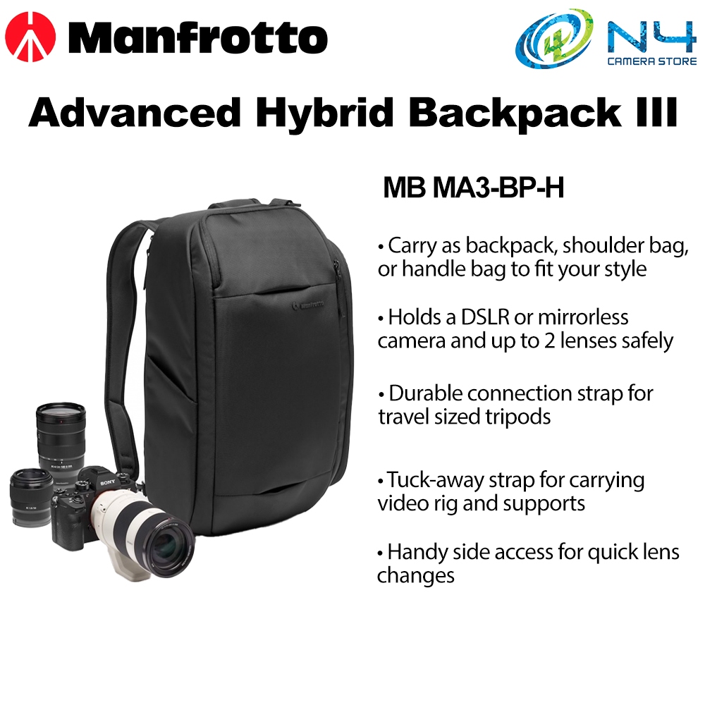 Manfrotto Advanced Hybrid Backpack III ( MB MA3-BP-H ) | Shopee Malaysia