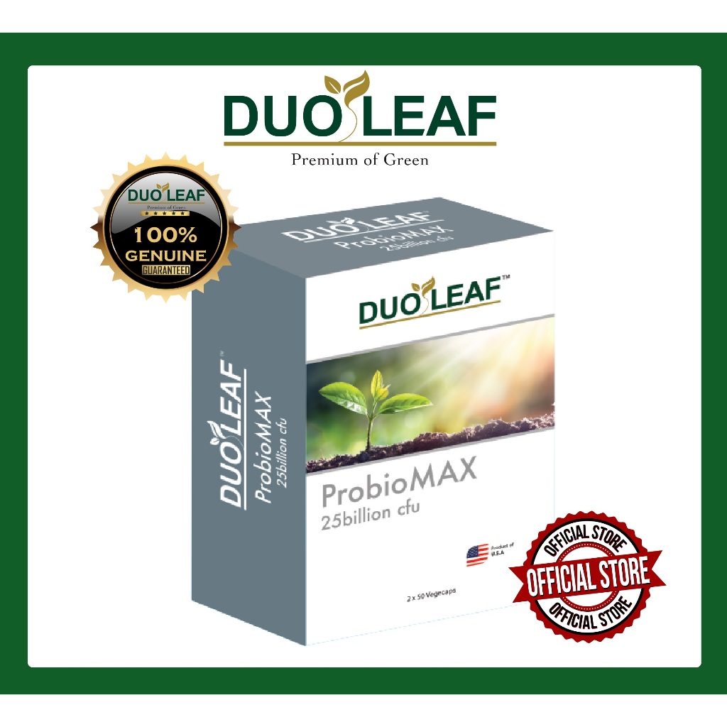 Duoleaf Probiomax 25B (2x50s) | Shopee Malaysia