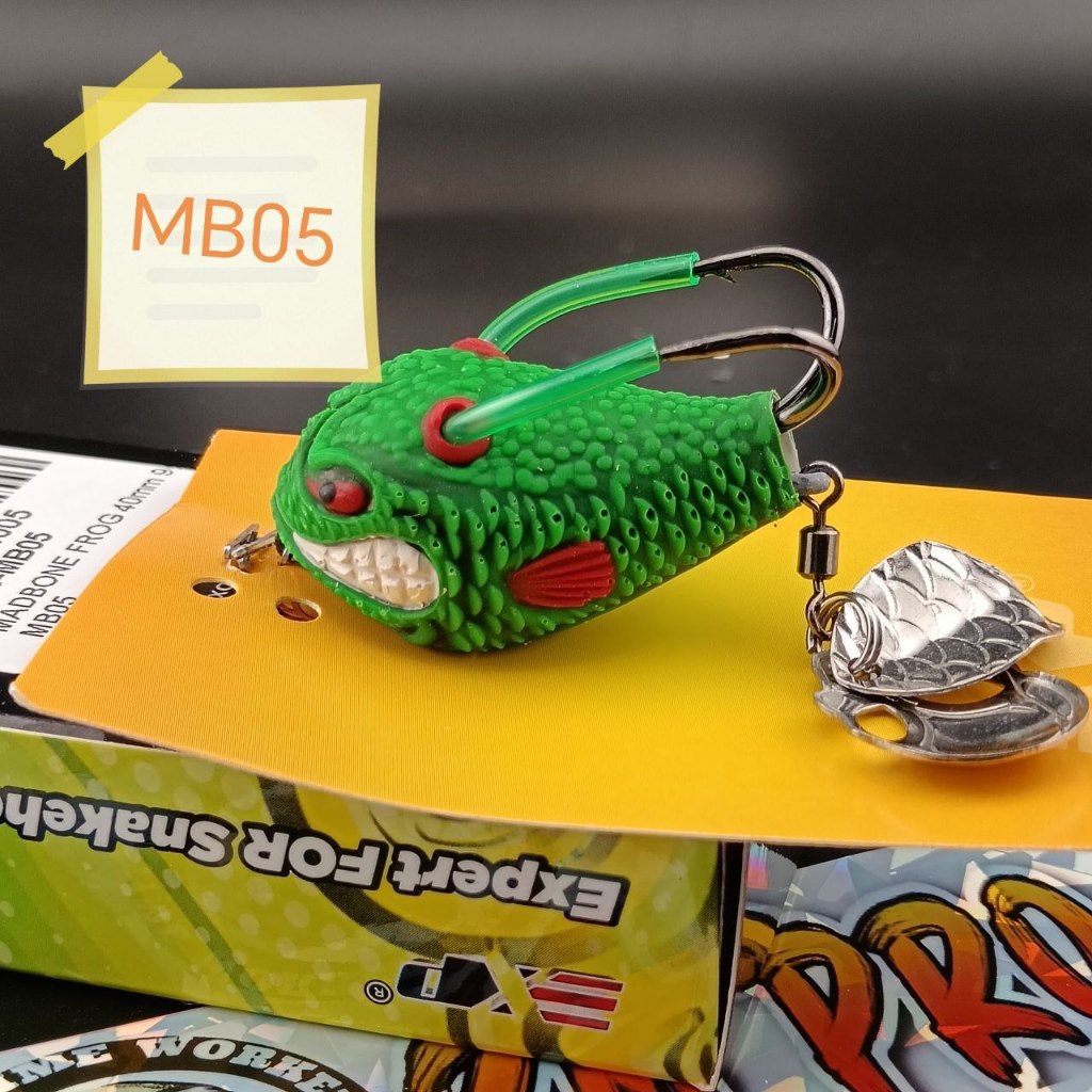 EXP MADBONE FROG Soft Rubber Frog Soft Frog Haruan Katak Casting Umpan ...