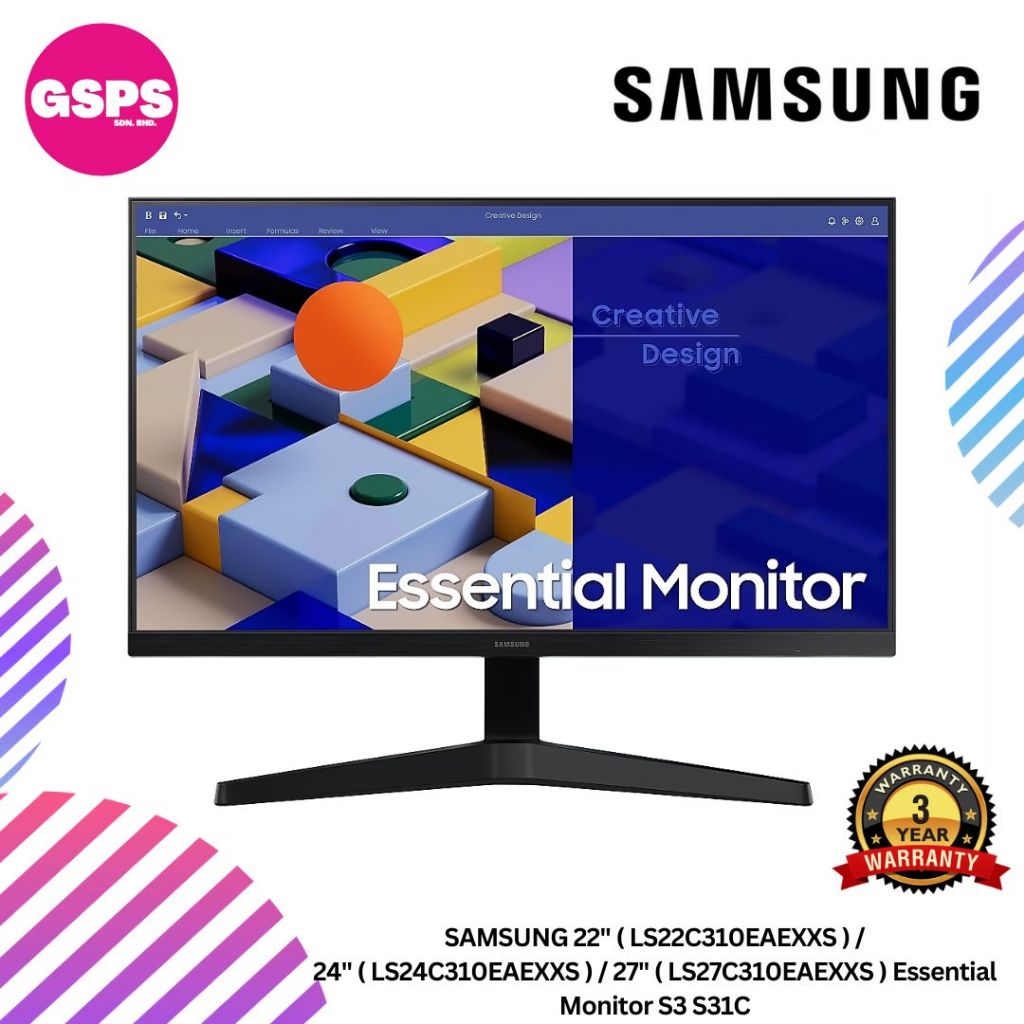 SAMSUNG 22" ( LS22C310EAEXXS ) / 24" ( LS24C310EAEXXS ) / 27 ...