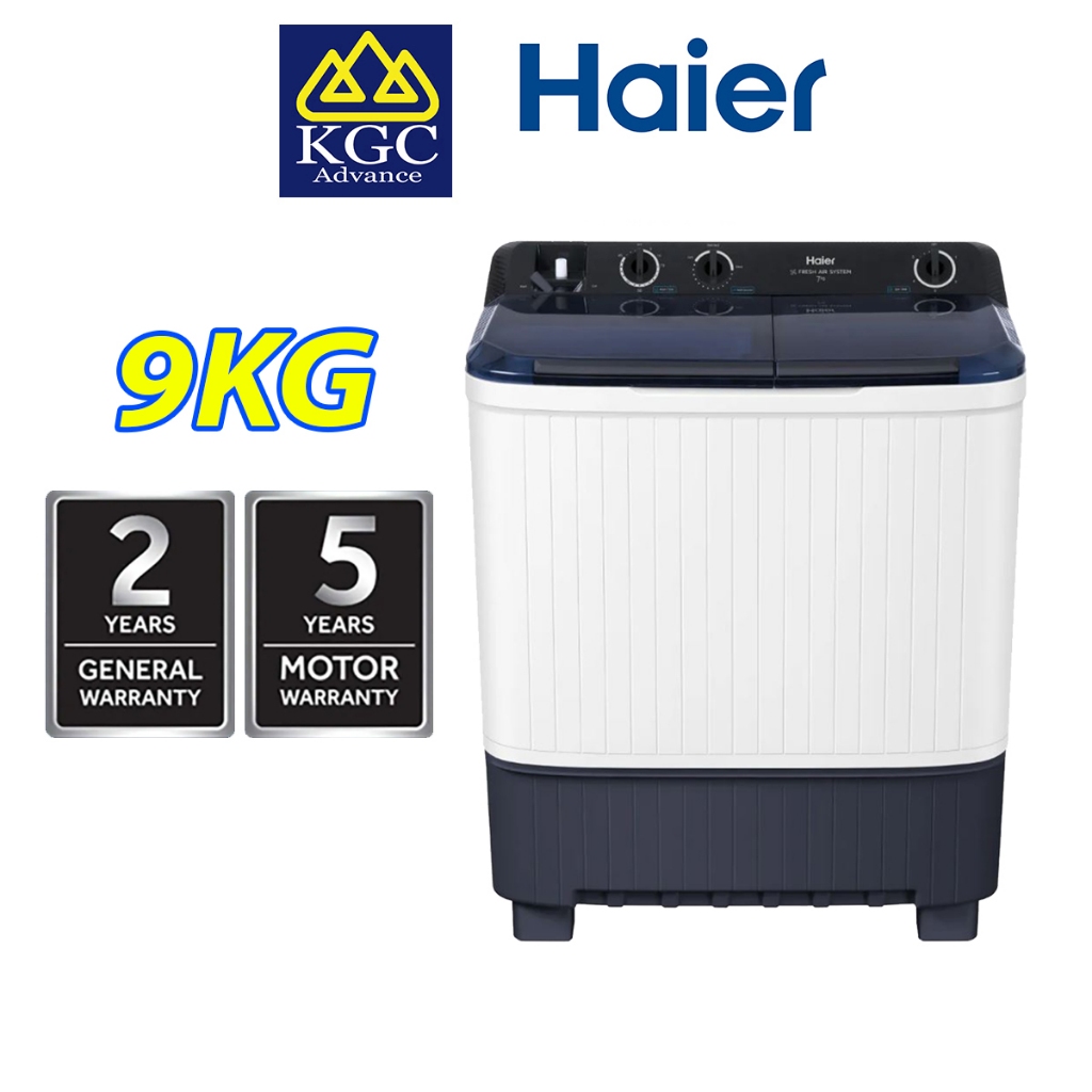 Haier (9KG) Semi Auto Washer HTW90-M1217 Washing Machine | Shopee Malaysia
