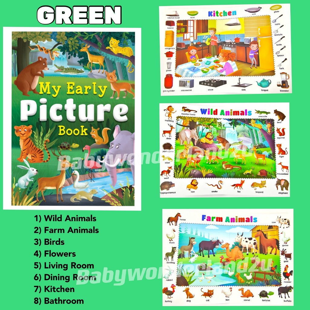 Early Learning Kids Book My Early Amazing Picture Book Buku Bergambar ...