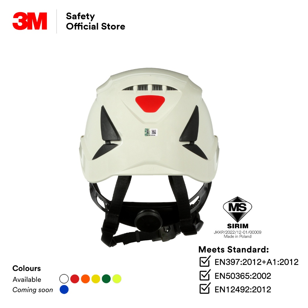 3M™ DOSH SIRIM SecureFit X5000VE-CE Series Vented Safety Helmet ...