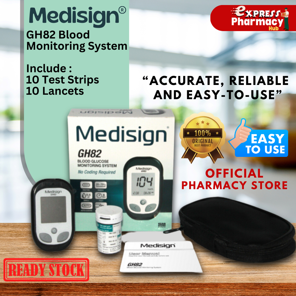 [PHARMACY STOCK!! 100% ORIGINAL] [READY STOCK] Medisign GH82 Blood ...