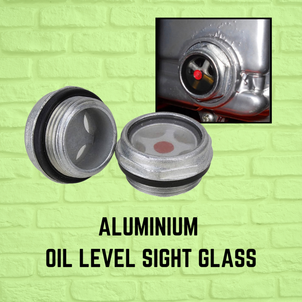 ALUMINIUM OIL LEVEL SIGHT GLASS METRIC/INCHES MALE THREADED OIL LEVEL ...