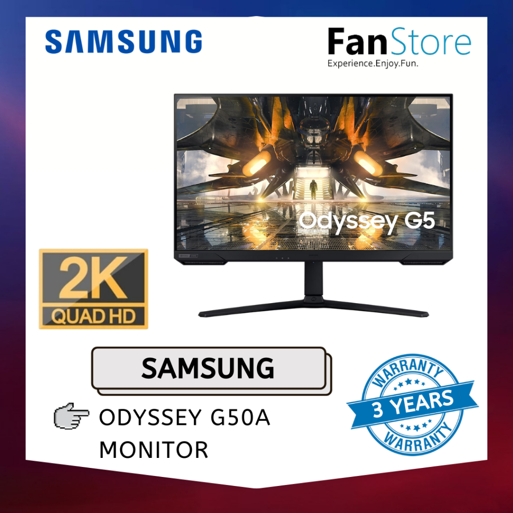 FANSTORE SAMSUNG 32" Odyssey G50A 2560x1440 (QHD) 165Hz Gaming Monitor ...