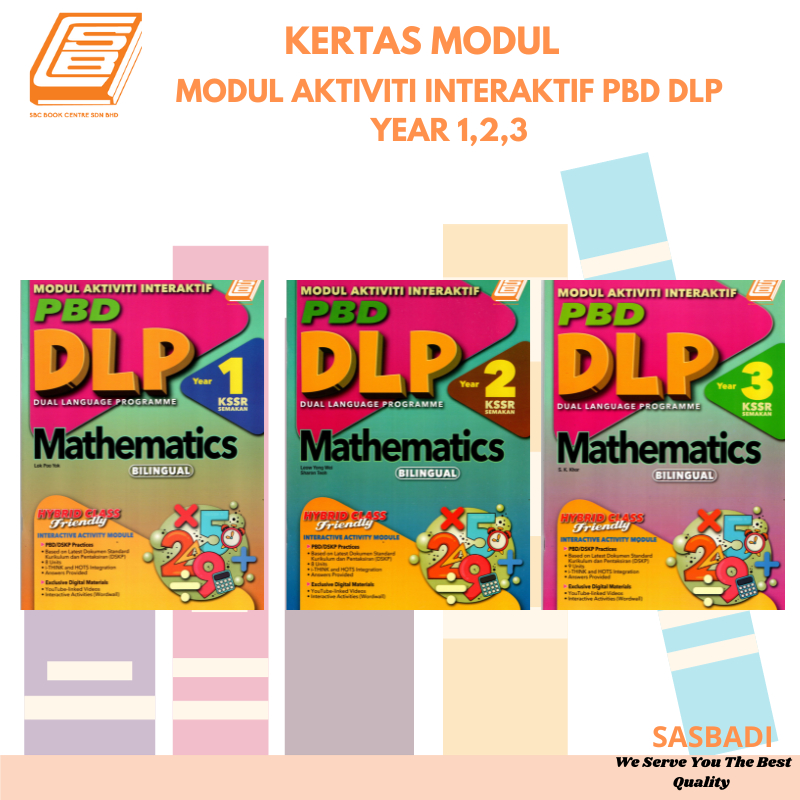 [SBCB] Modul Aktiviti Interaktif PBD DLP Year 1,2,3 Mathematics ...