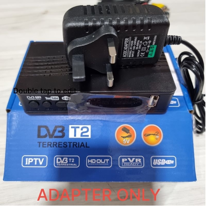 ADAPTER 5V UNTUK DECODER MEGOGO /TX3/tx6/tanix | Shopee Malaysia