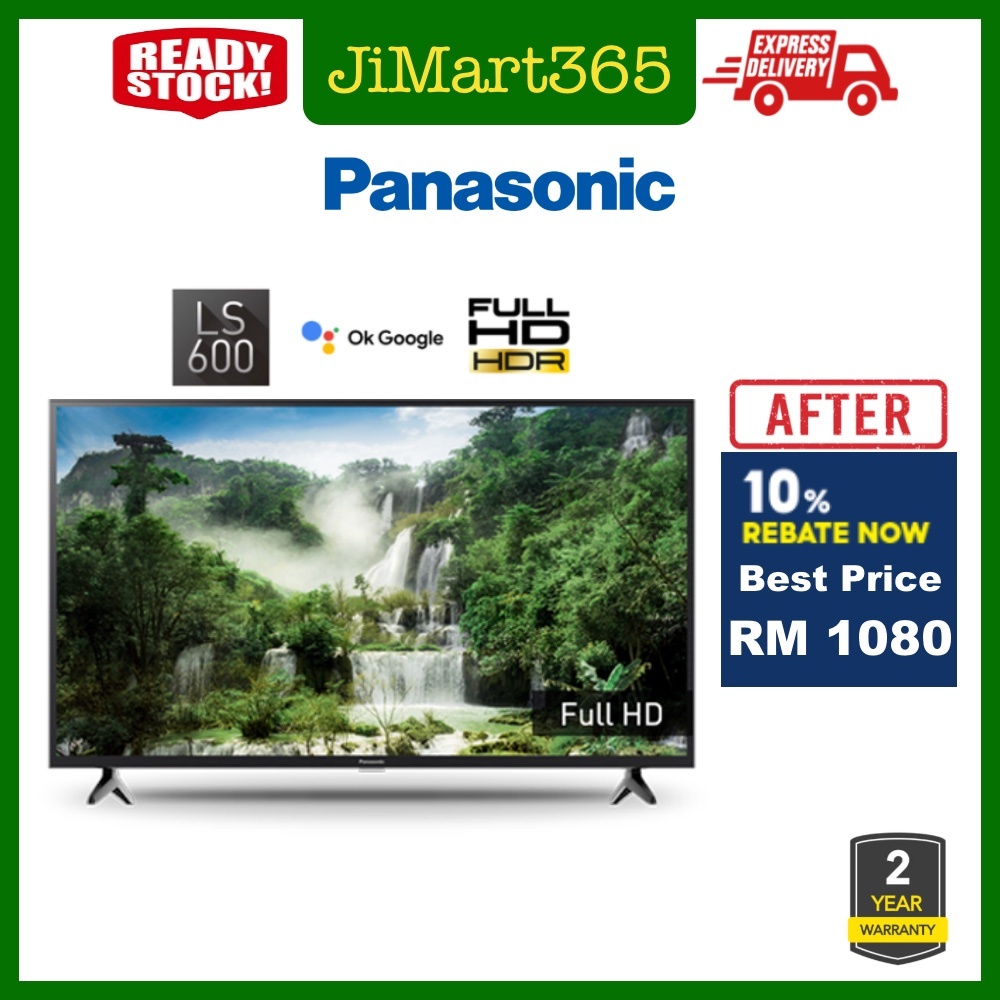 Panasonic 43" LS600 LED Full HD Android TV (WiFi) TH-43LS600K | Shopee Malaysia