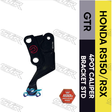 《Bracket》Br3MB0 P4 @ RCB R1 4Pot Caliper Bracket Yamaha Y15ZR Y16ZR ...