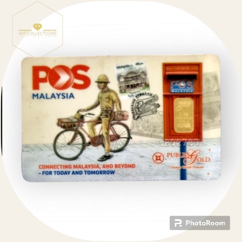 Public Gold 0.5g 999.9 - POS Basikal design limited edition | Shopee ...