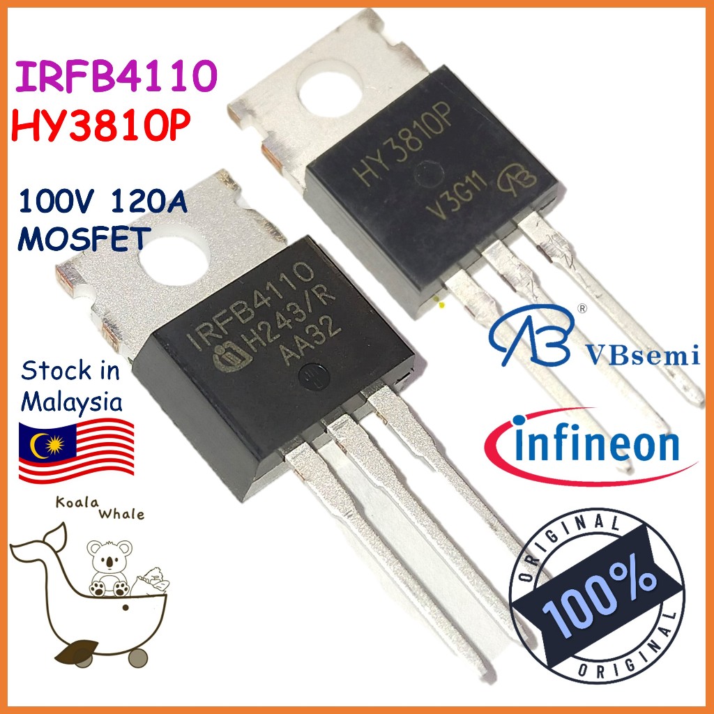 Original IRFB4110 HY3810 HY3810P FB4110 4110 3810 IRFB4110PBF 100V 120A ...