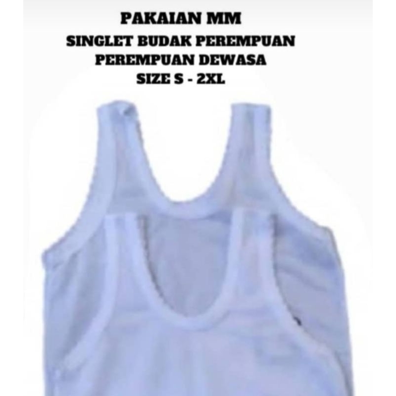 SINGLET BUDAK PEREMPUAN / DEWASA (GIRLS & LADIES) | Shopee Malaysia