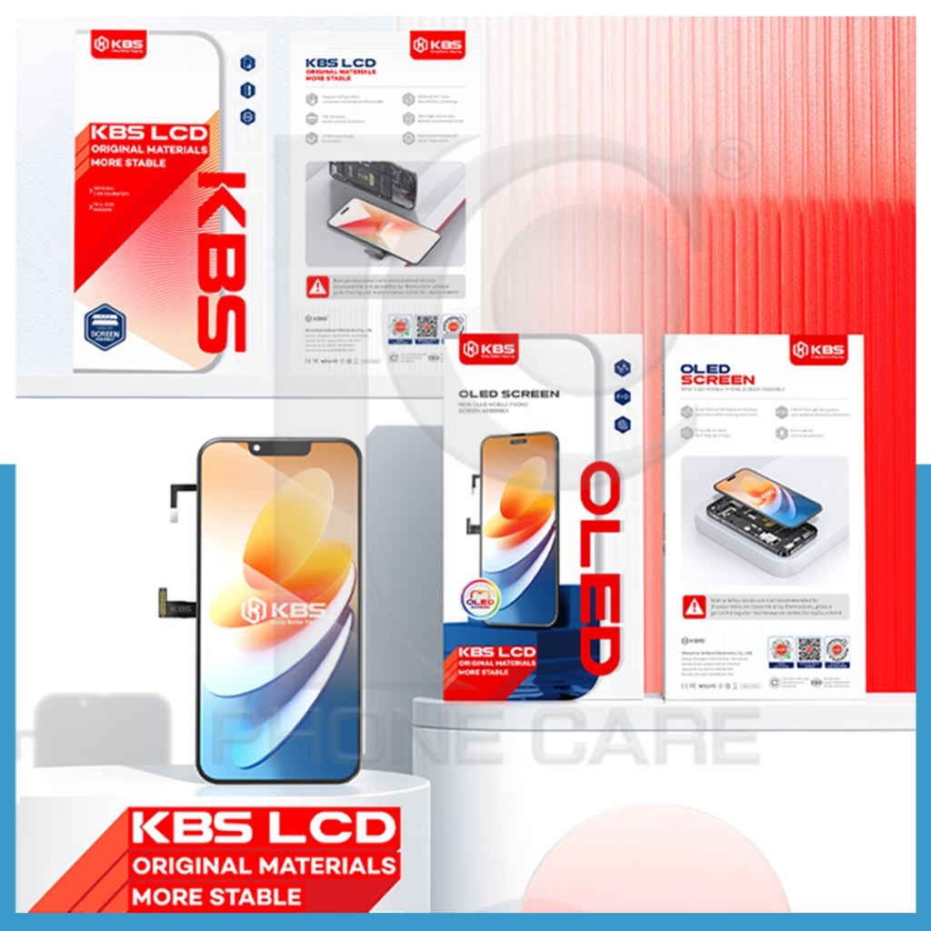 KBS COMPATIBLE FOR LCD DISPLAY TOUCH SCREEN 14 13 12 MINI 11 PRO MAX X XS MAX XR SE 2020 6 6S 7 ...