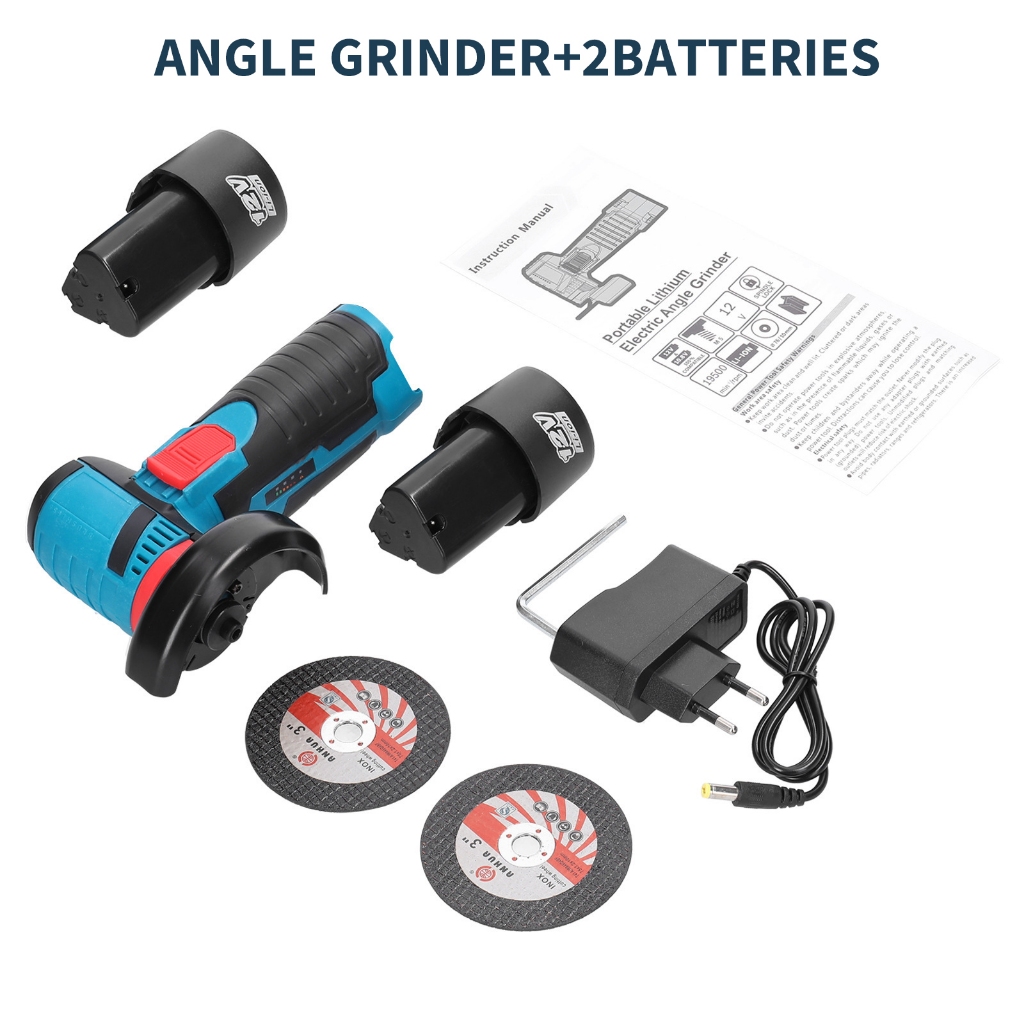 Electric Angle Grinder Wireless Grinder Handheld Cutter for Cutting ...
