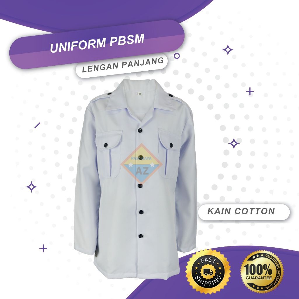 PBSM / UNIFORM KADET PERSATUAN BULAN SABIT MERAH ( LENGAN PANJANG ...