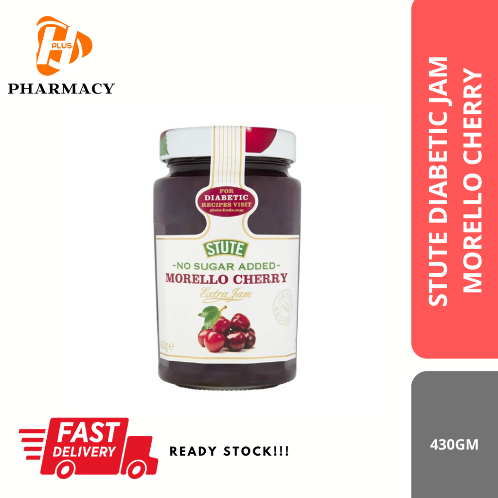 STUTE DIABETIC JAM MORELLO CHERRY 430GM | Shopee Malaysia