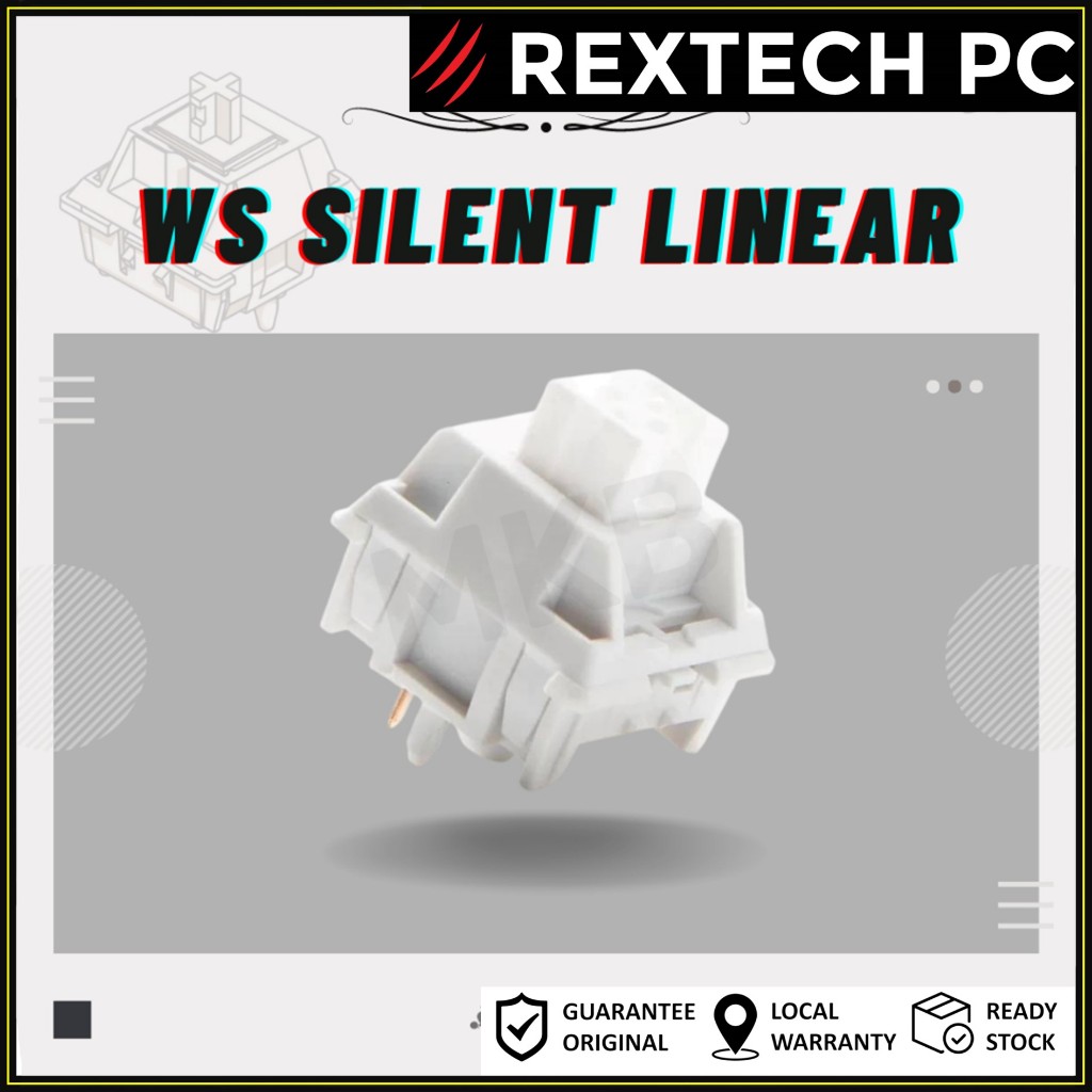 Wuque Studio WS Silent Linear Switches Switch for Mechanical or Gaming Keyboards - Silent Linear ...