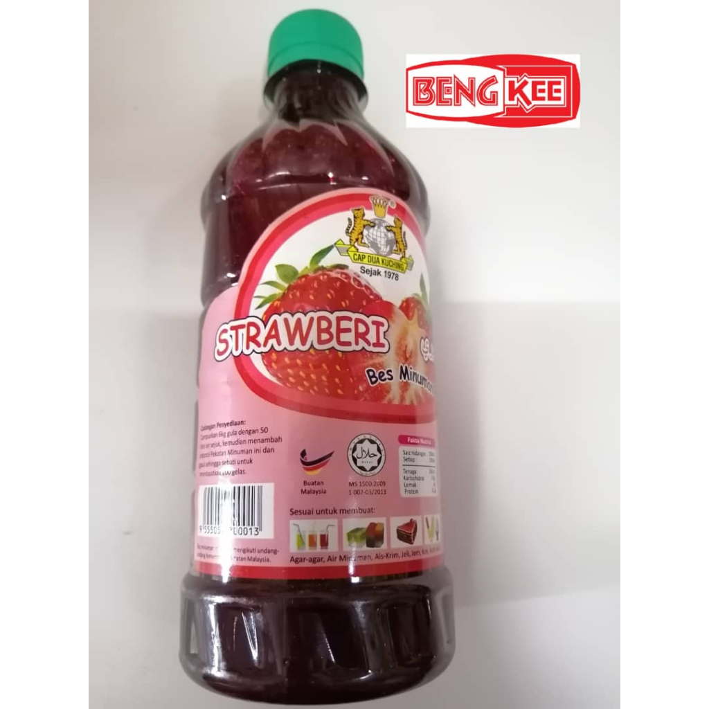Bes minuman pati STRAWBERRY 450gm STWBERRY Flavoured Concentrade Borong ...