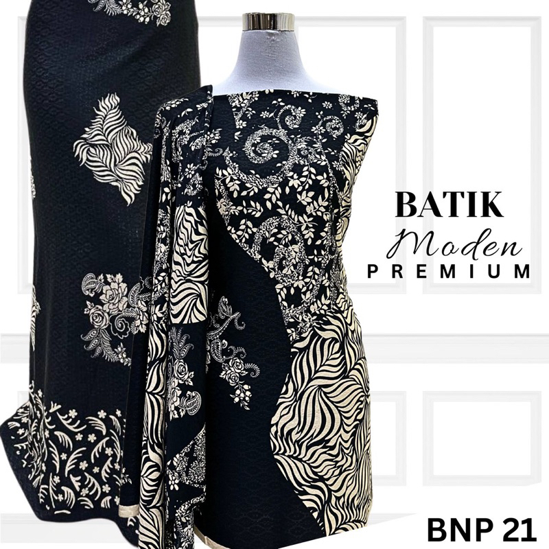 BATIK MODEN SERAGAM EXCLUSIVE 4 METER/ KAIN PASANG BATIK BAJU KURUNG ...