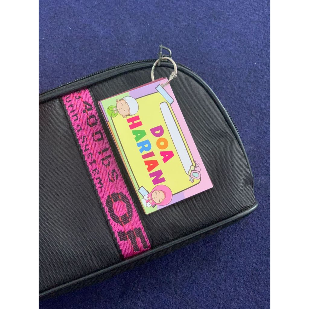 (12 Jenis Doa) Keychain Poket Doa Harian Kanak Kanak, Hadiah, Doorgift ...