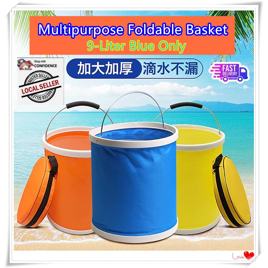 Foldable Water Bucket Multipurpose portable Folding Bucket For Car Wash ...