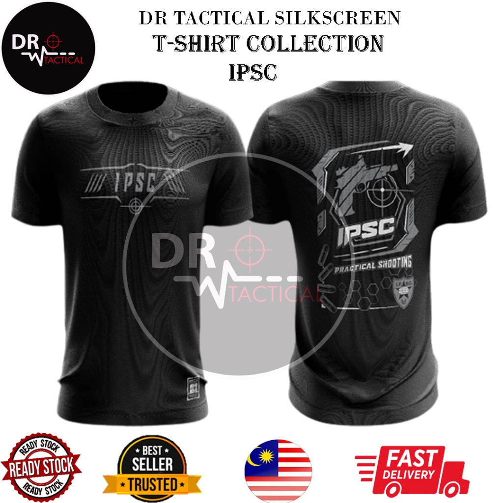 Dr Tactical Microfiber Eyelet Round Neck Short Sleeve Silkscreen ...