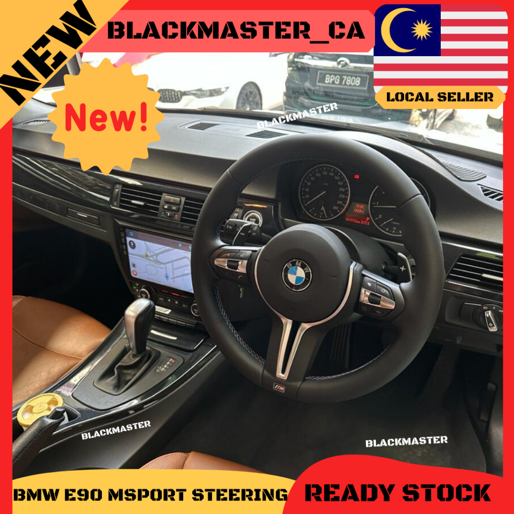 BMW F10 F30 E90 M3 M5 Leather Steering M Sport With OEM Airbag - 3 ...