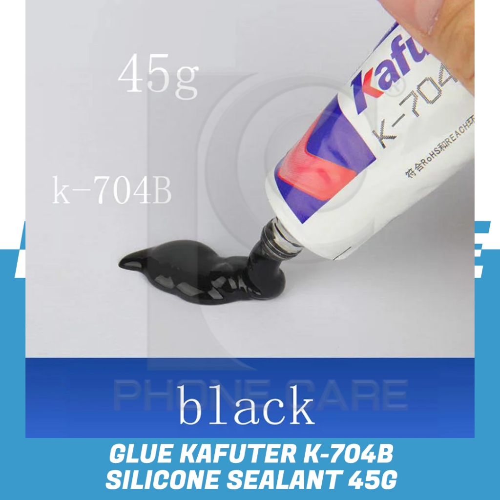 Kafuter RTV Silicone Rubber Electronic Glue Sealant Black Transparent Silicone Adhesive Glue K ...