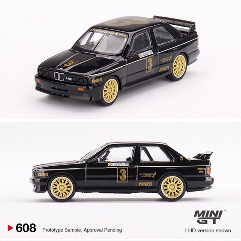 Mini GT BMW M3 ⚠️🆕⚠️ 608 JPS Team BMW 1987 ATCC Championship Winner #3 ...