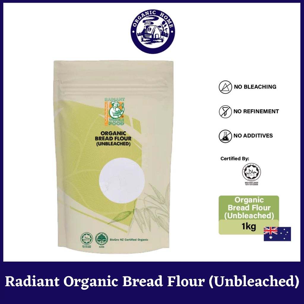 Radiant Organic Unbleached Bread Flour [1kg] | Shopee Malaysia