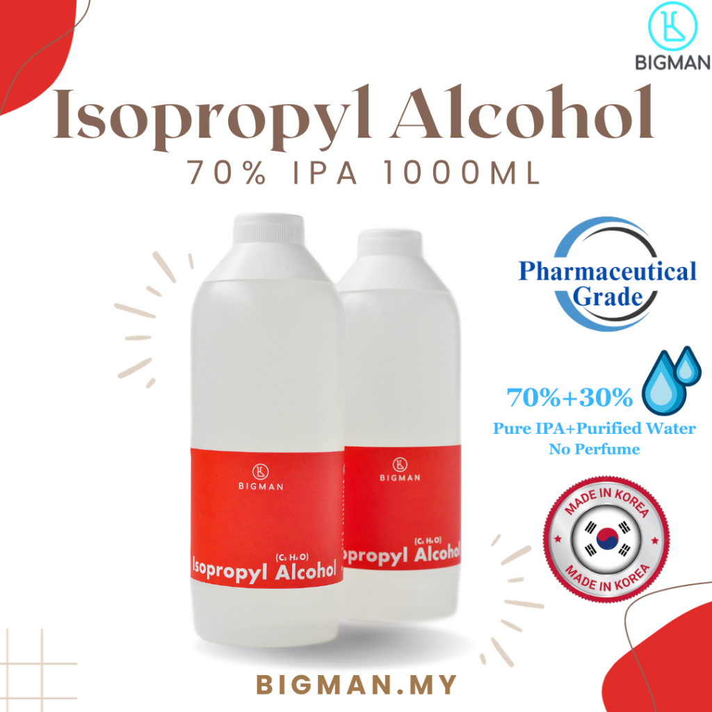 Isopropyl Alcohol (IPA) 70% 1000ml (CAS No, : 67-63-0) Made in Korea ...