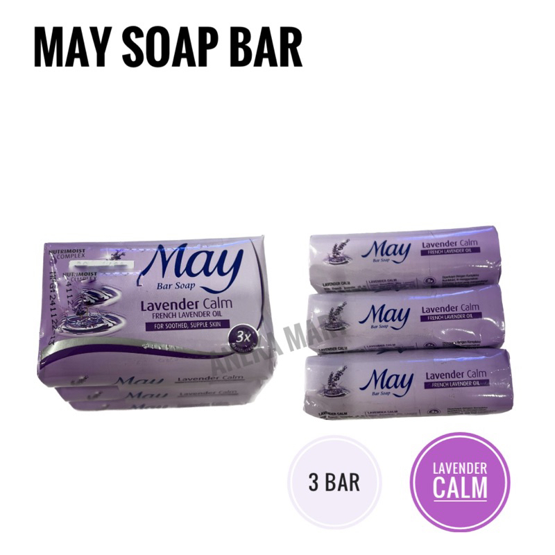 MAY Body Soap/ Sabun Mandi/Body Soap Bar Body Wash Soap May Bar Soap【3 ...