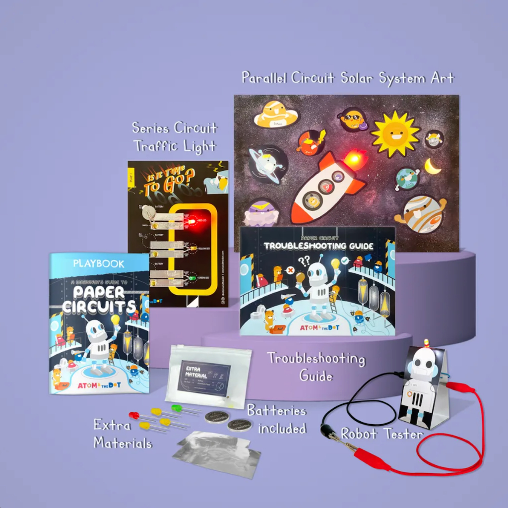 A Beginner's Guide To Paper Circuits by Atom & the Dot, Kids Activity ...